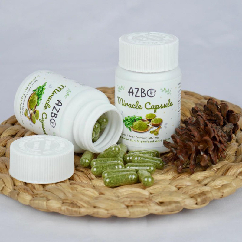 Jual Azbo Miracle Capsule (AMC) | Isi 40 Kapsul Kelor | Shopee Indonesia