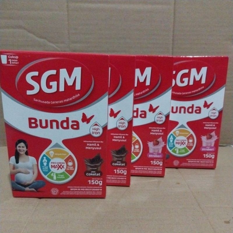 Jual SGM BUNDA RASA COKELAT/STROBERI 150GR EXP 2026 | Shopee Indonesia