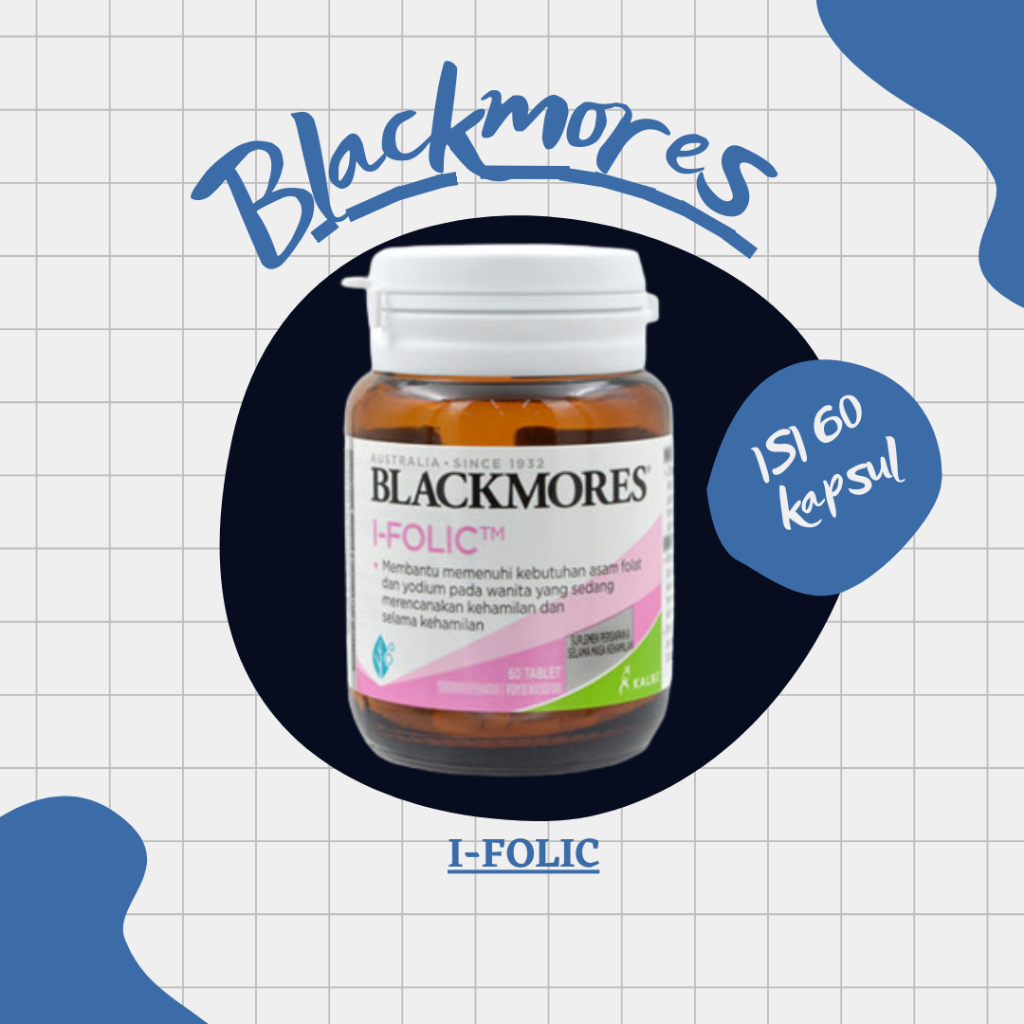 Jual BLACKMORES I-FOLIC ( isi 60 tablet ) | Shopee Indonesia