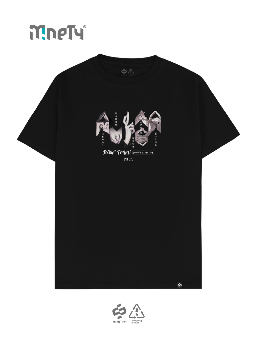 Jual MINETY T-SHIRT Hand Sign Ryoiki Tenkai, Kaos Anime/Manga Jujutsu ...