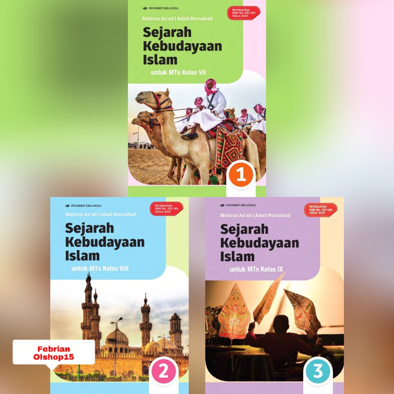 Jual BUKU SEJARAH KEBUDAYAAN ISLAM MTS KELAS 7 8 9 KURIKULUM KMA 2019 | Shopee Indonesia