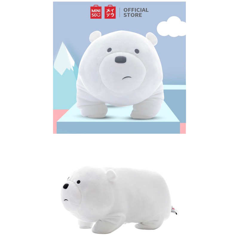 Jual MINISO PROMO DISKON BEST SELLER Boneka We Bare Bears Grizzly, Panpan, Ice Bear | Shopee ...