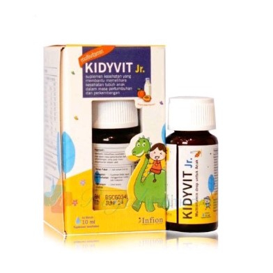 Jual Kidyvit Jr Drop Multivitamin Anak / Vitamin Bayi Untuk Daya Tahan ...