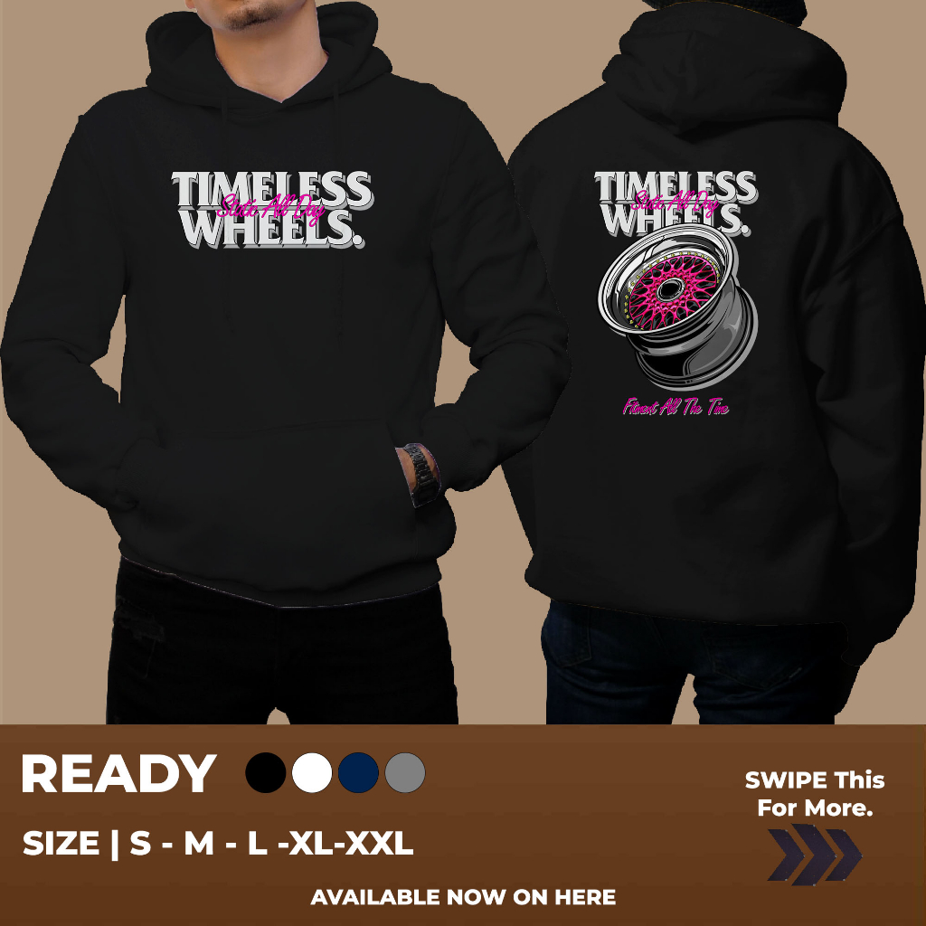 Jual HOODIE TIMELESS WHEELS STATIC ALL DAY SERIES 01 KEREN BANGET UNTUK ...