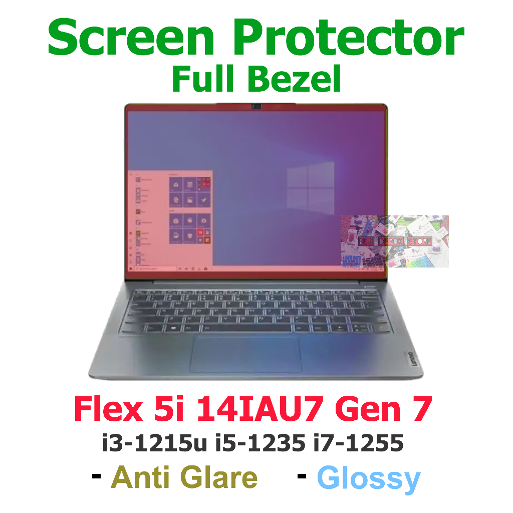 Jual Screen Guard full bezel Lenovo Flex 5i 14IAU7 i3-1215u i5-1235u i7 ...