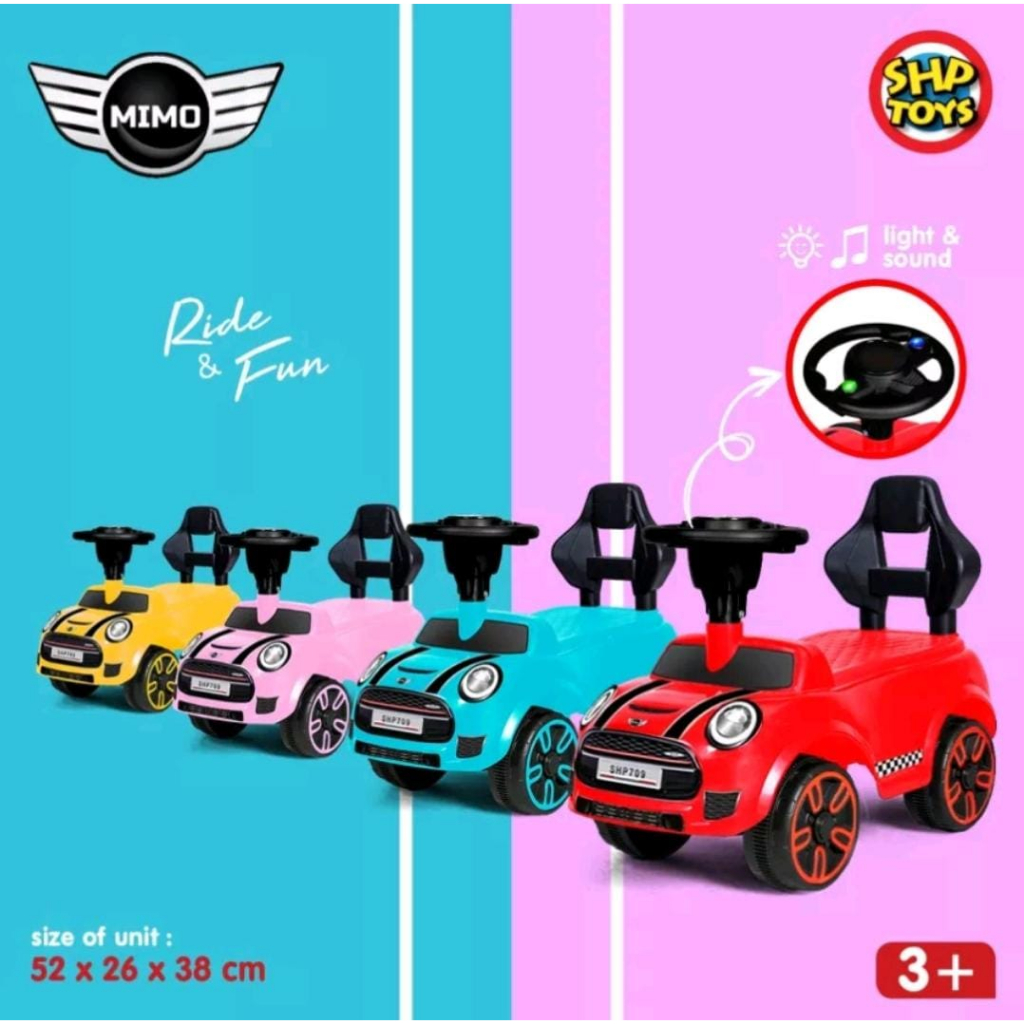 Jual SHP Toys Ride on Car MIMO 709 | Shopee Indonesia