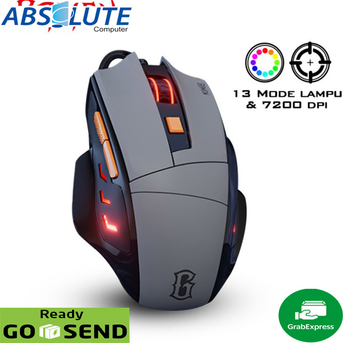 Jual Gamen GM300 RGB Gaming Mouse 7200 DPi USB Kabel Original GM 300 ...