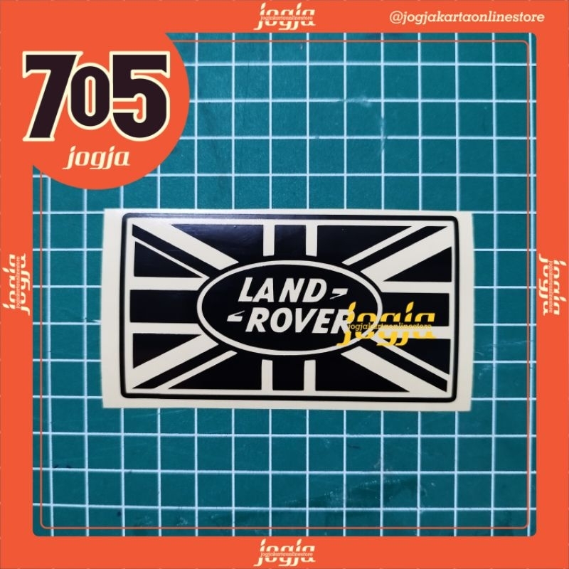 Jual Stiker Land Rover Reflective Cuting Sticker Landrover 1 Warna 9 x ...
