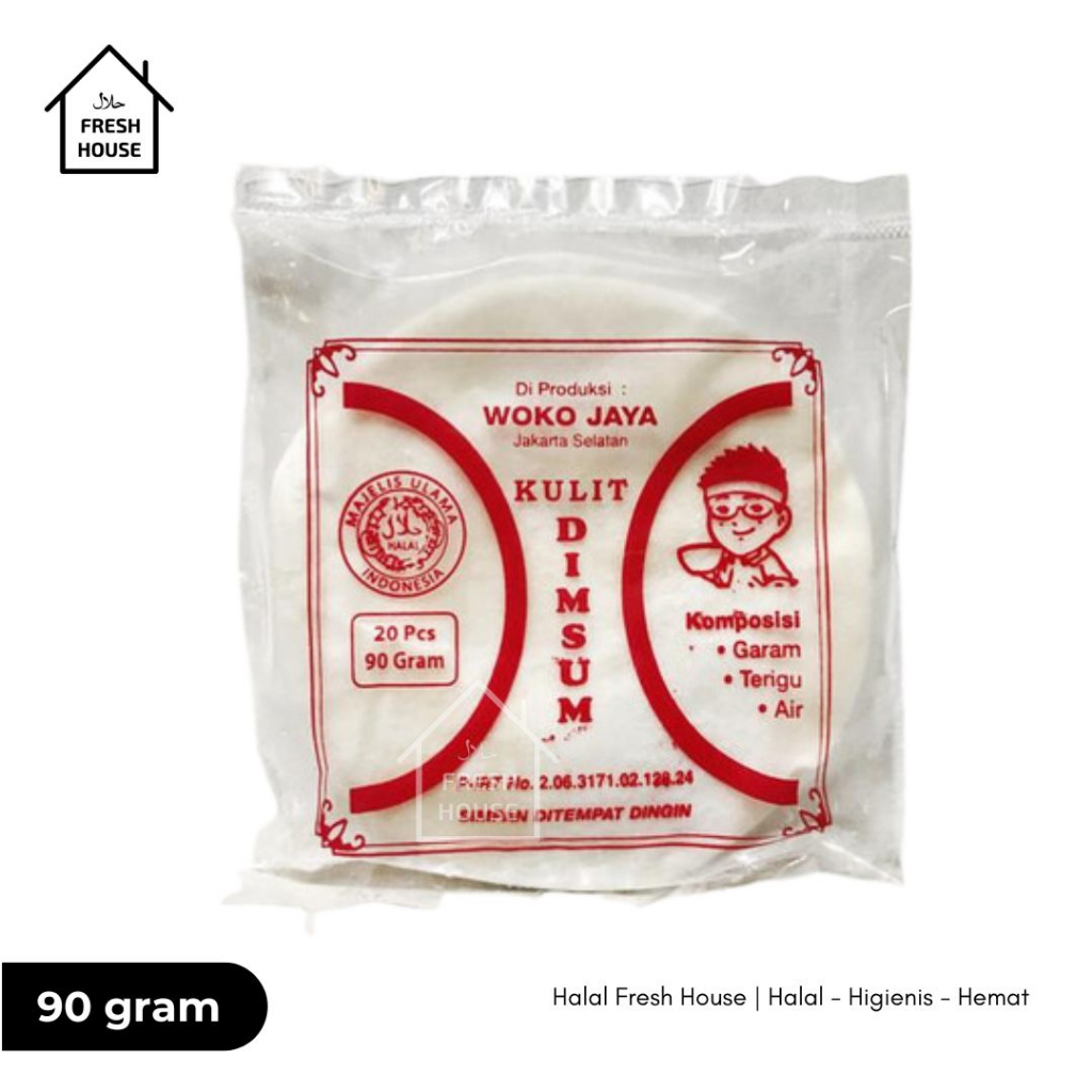 Jual KULIT DIMSUM WOKO JAYA / KULIT DIMSUM FROZEN / KULIT DIMSUM ISI 20 ...