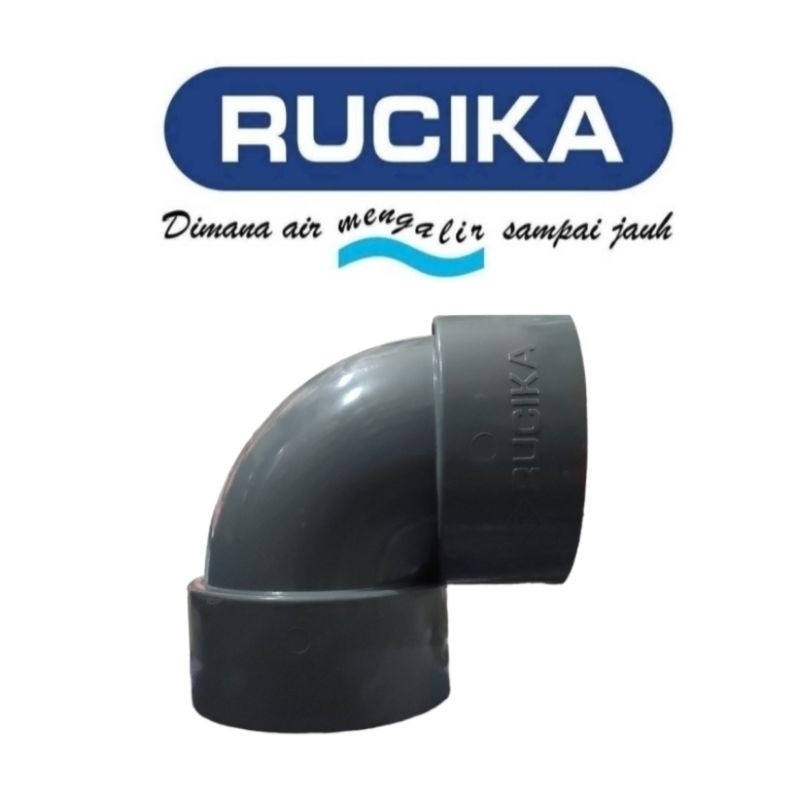 Jual ELBOW RUCIKA D 3" INCH KNEE PIPA PVC (D) ELBOW 3" INCI | Shopee ...