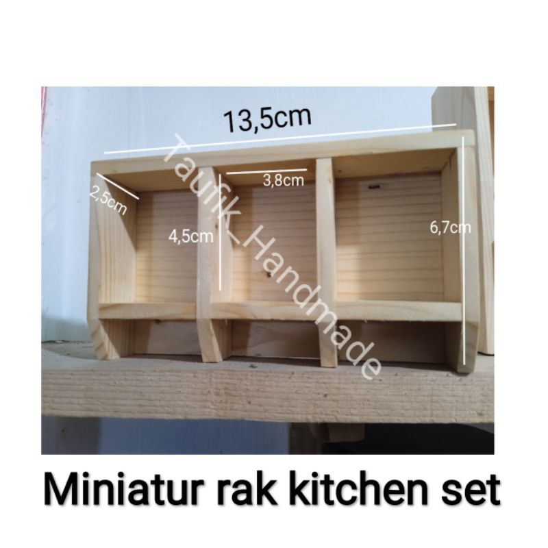 Jual Miniatur rak kitchen set bahan kayu jati Belanda | Shopee Indonesia