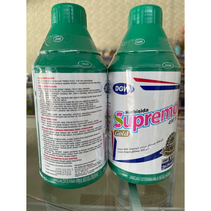 Jual HERBISIDA SUPREMO GOLD 490 SL DGW 1 LITER | Shopee Indonesia