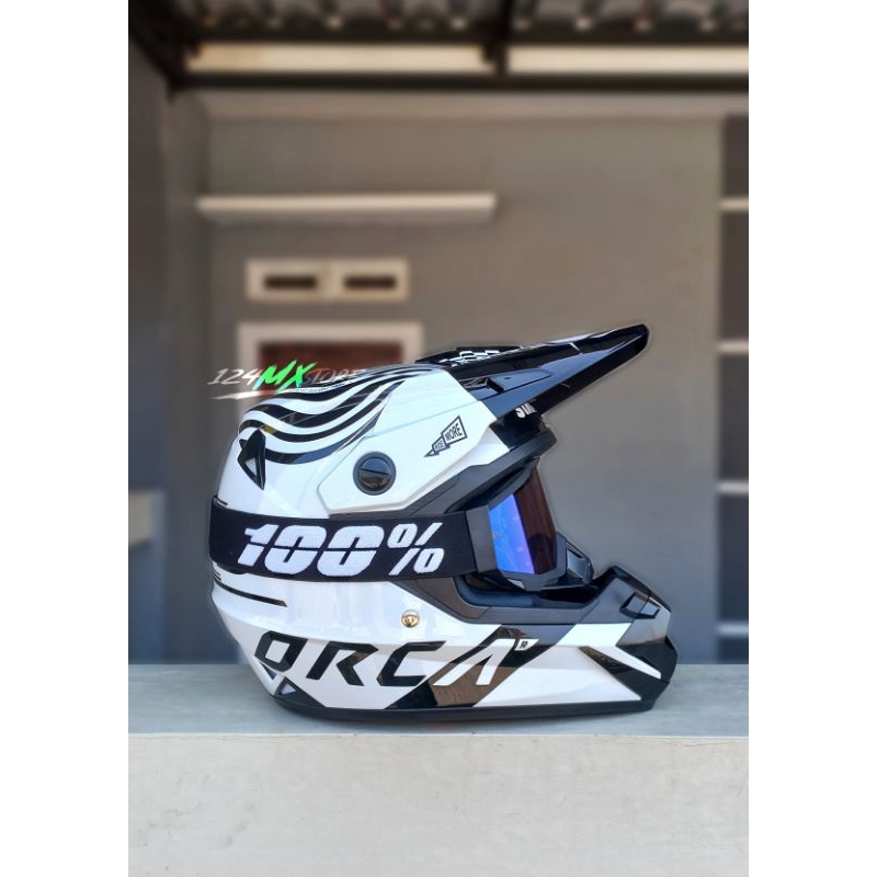 Jual HELMET ORCA VORTEX ORIGINAL DAN GOGGLE 100% | Shopee Indonesia