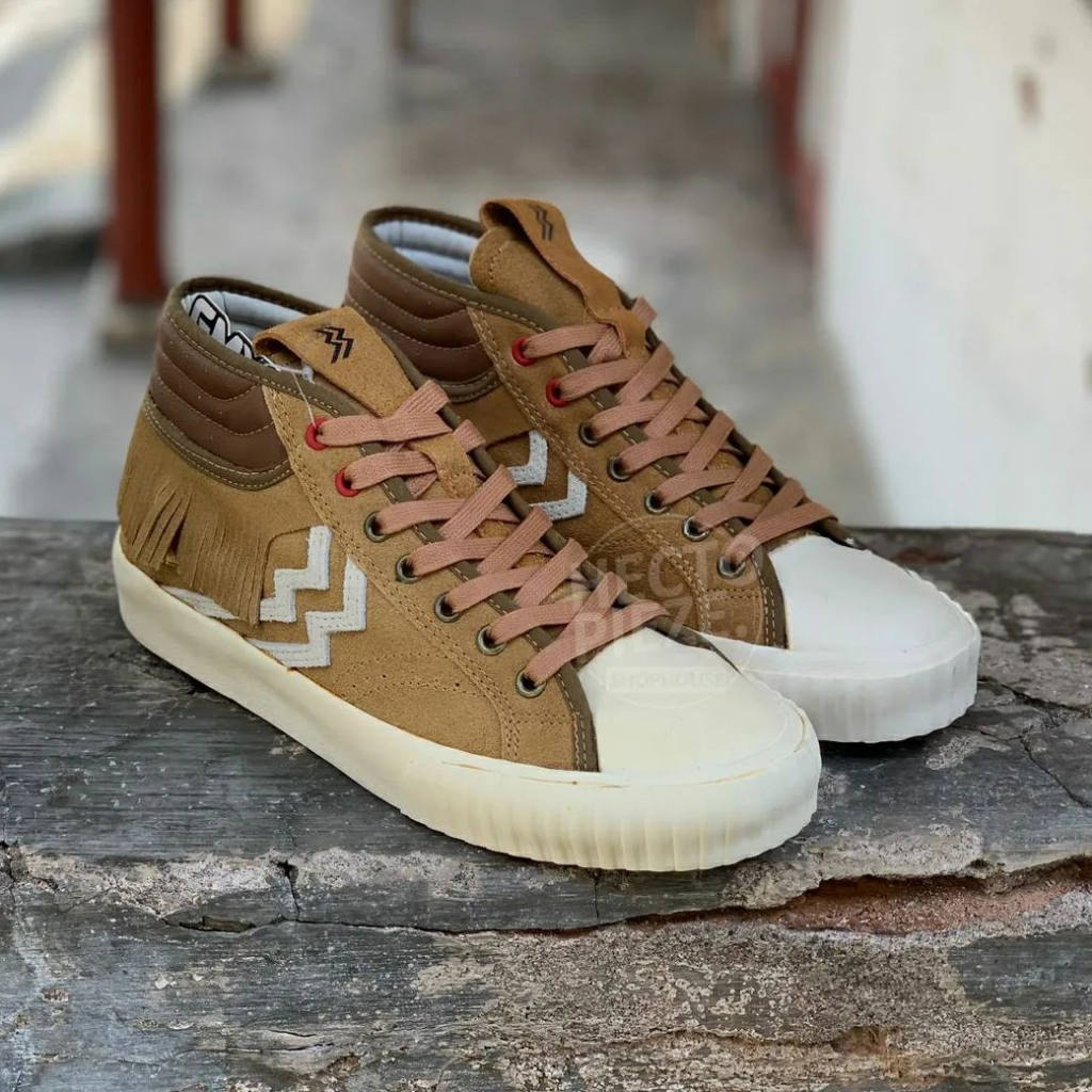Jual Geoff Max - Maverick Bohem Brown | Sepatu Sneakers | Shopee Indonesia