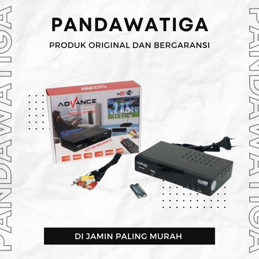 Jual ADVANCE Set Top Box [STP-A01] TV Digital Receiver Full HD/STB Original | Shopee Indonesia