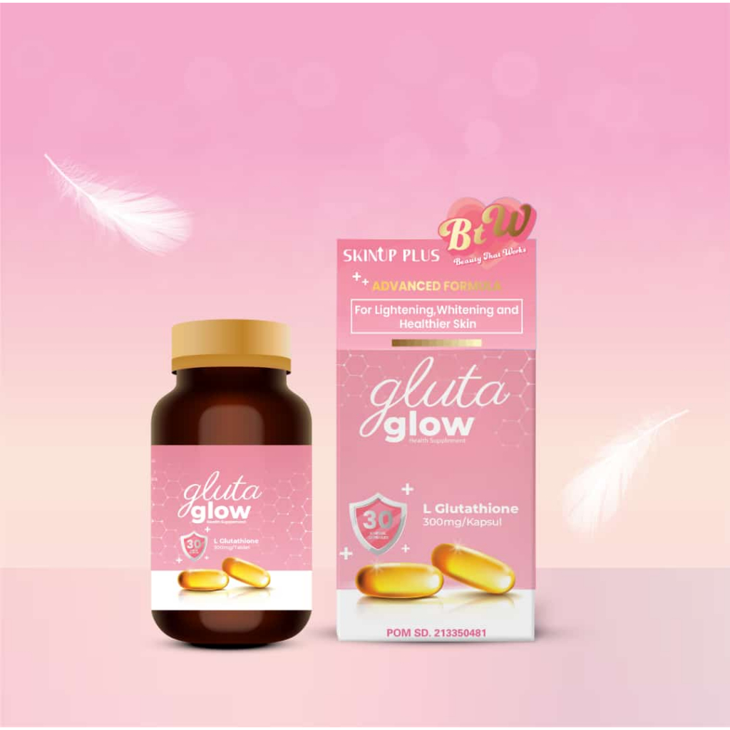 Jual Gluta Glow Tone Up Plus / Glutathione plus Vitamin C | Shopee ...