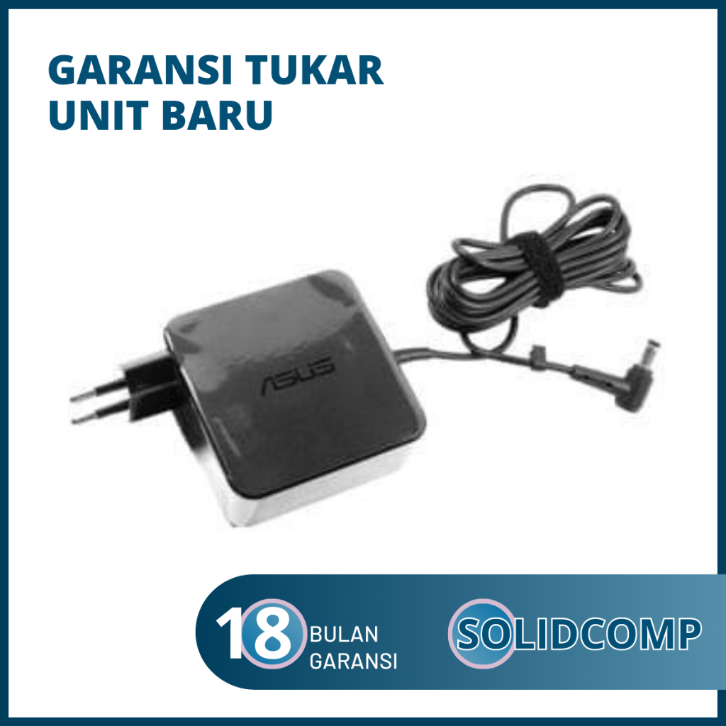 Jual Adaptor Charger ASUS X455L X450L X450C X451C X551C Original 19V 3.42A (5.5 x 2.5 mm ...