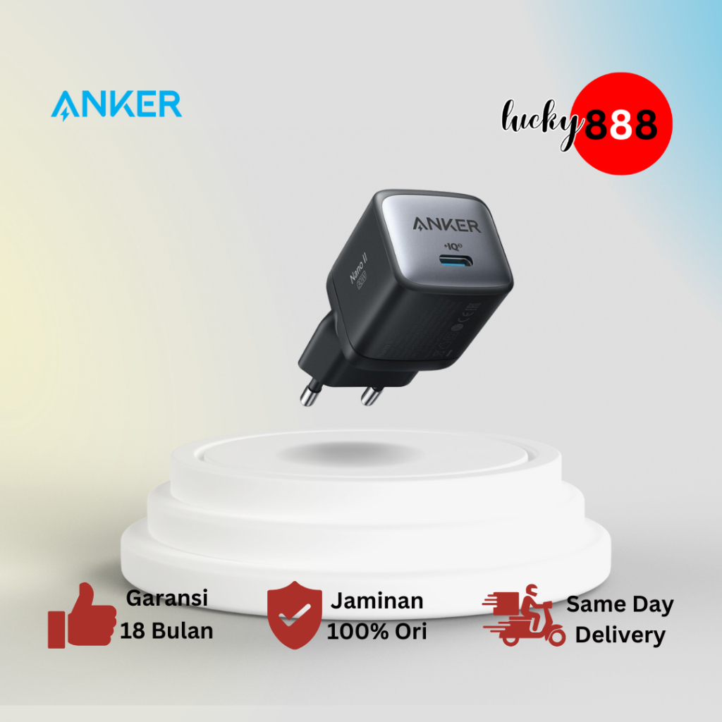 Jual Kepala Charger Anker 711 Nano II Gan 2 30W PD PPS USB Type C - A2665 | Shopee Indonesia
