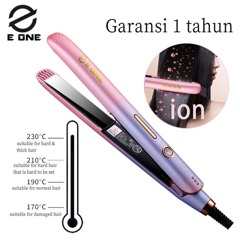 Jual E ONE catokan rambut bagus tahan lama ori 2 in 1 catok rambut ...