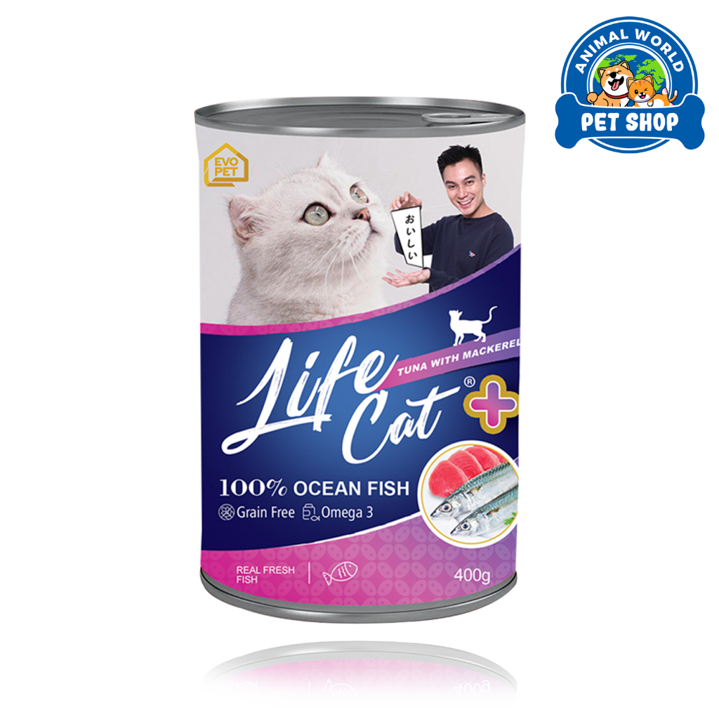 Jual Makanan Kucing LIFE CAT Plus Kaleng 400g | Shopee Indonesia