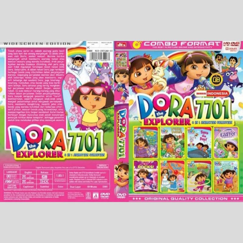 Jual KASET FILM KOLEKSI KARTUN ANAK DORA THE EXPLORER VOL 7701 | Shopee ...