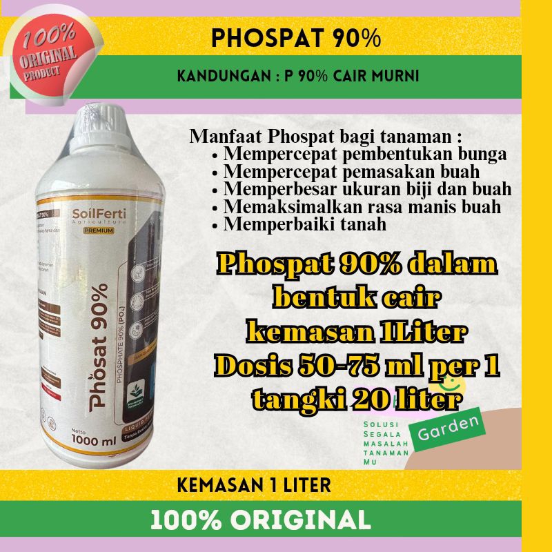 Jual ️JAMINAN ASLI 100% ️PHOSPAT 90% KEMASAN 1 LITER & ORTHO-PHOS FORTE ...