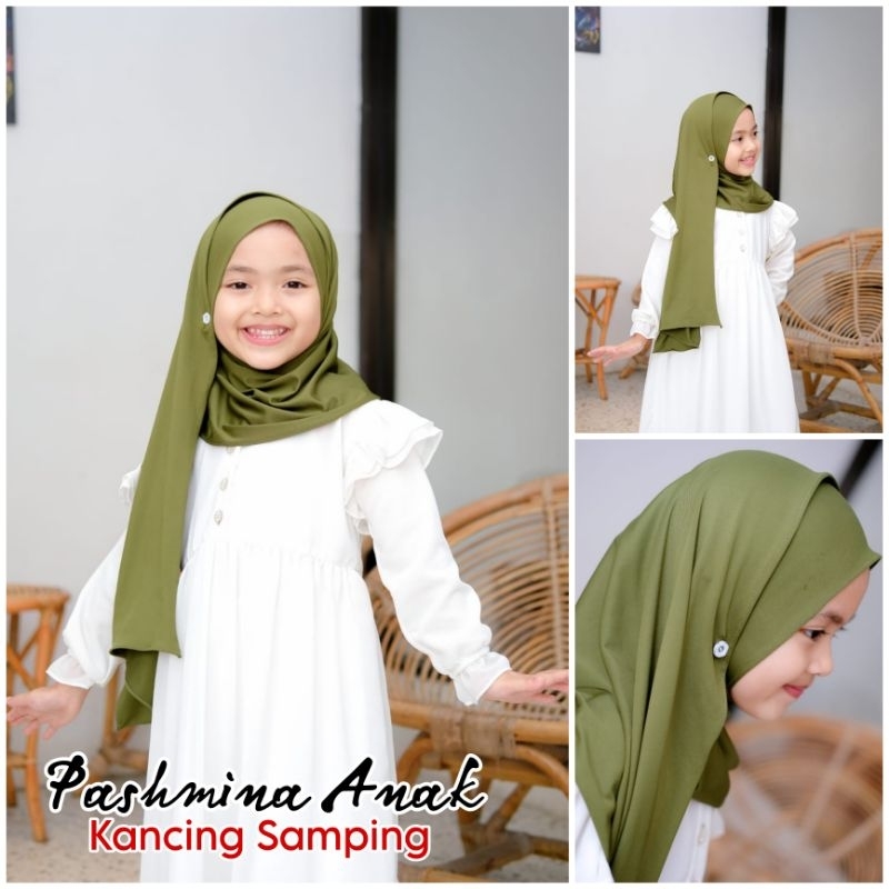Jual PASTAN ANAK PASHMINA ANAK KANCING SAMPING 4-6 TH | Shopee Indonesia