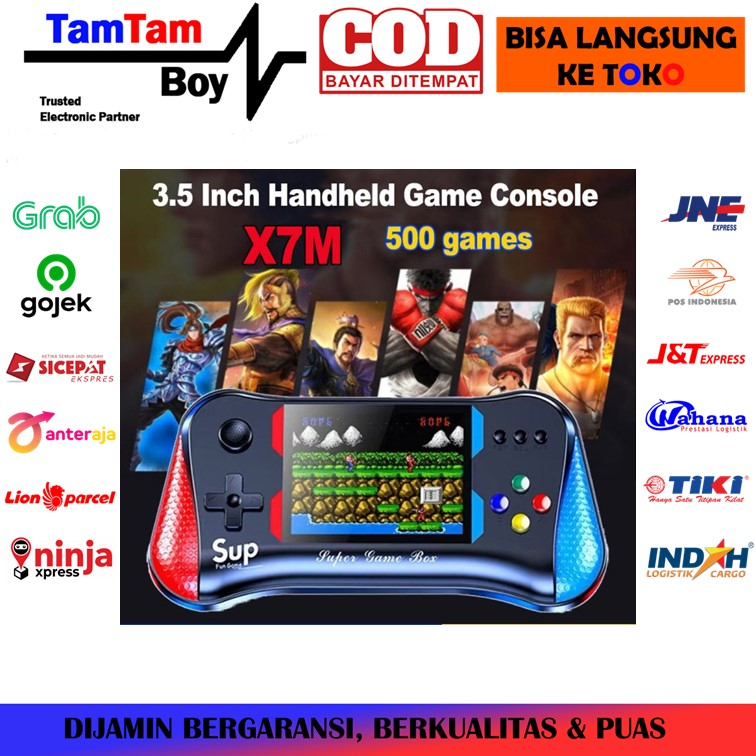 Jual Video Game Console Handhled Portable SUP X7M 500 Retro Games 3.5 ...