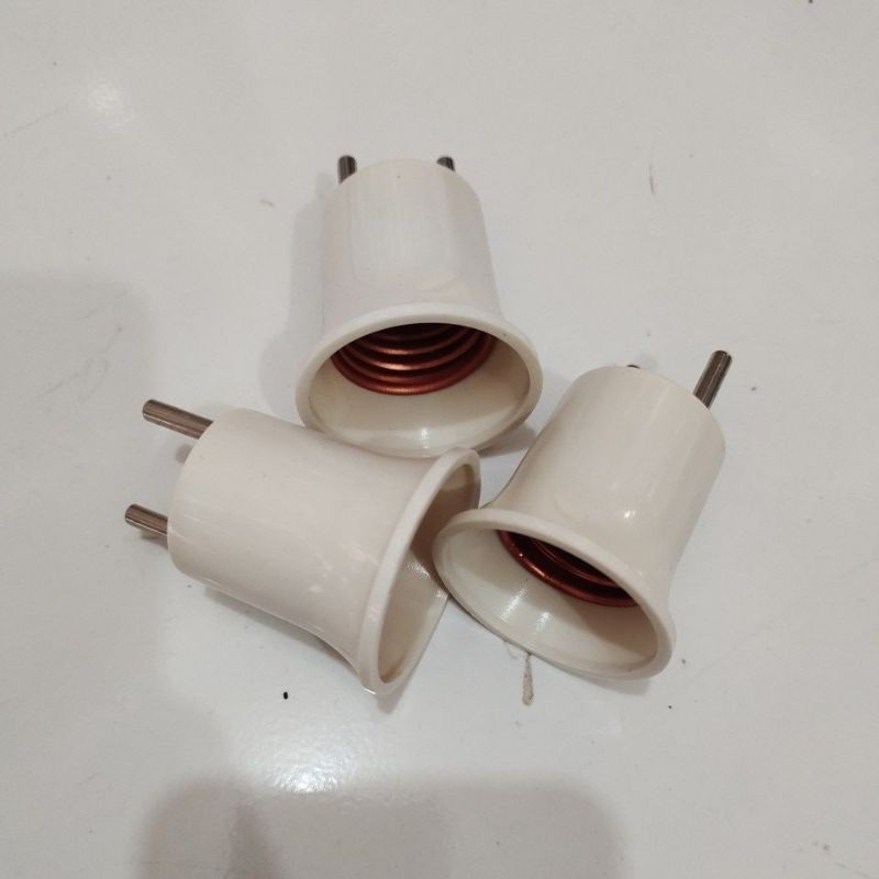 Jual Fitting Colok Lampu SNI Putih Terminal Kuningan | Shopee Indonesia