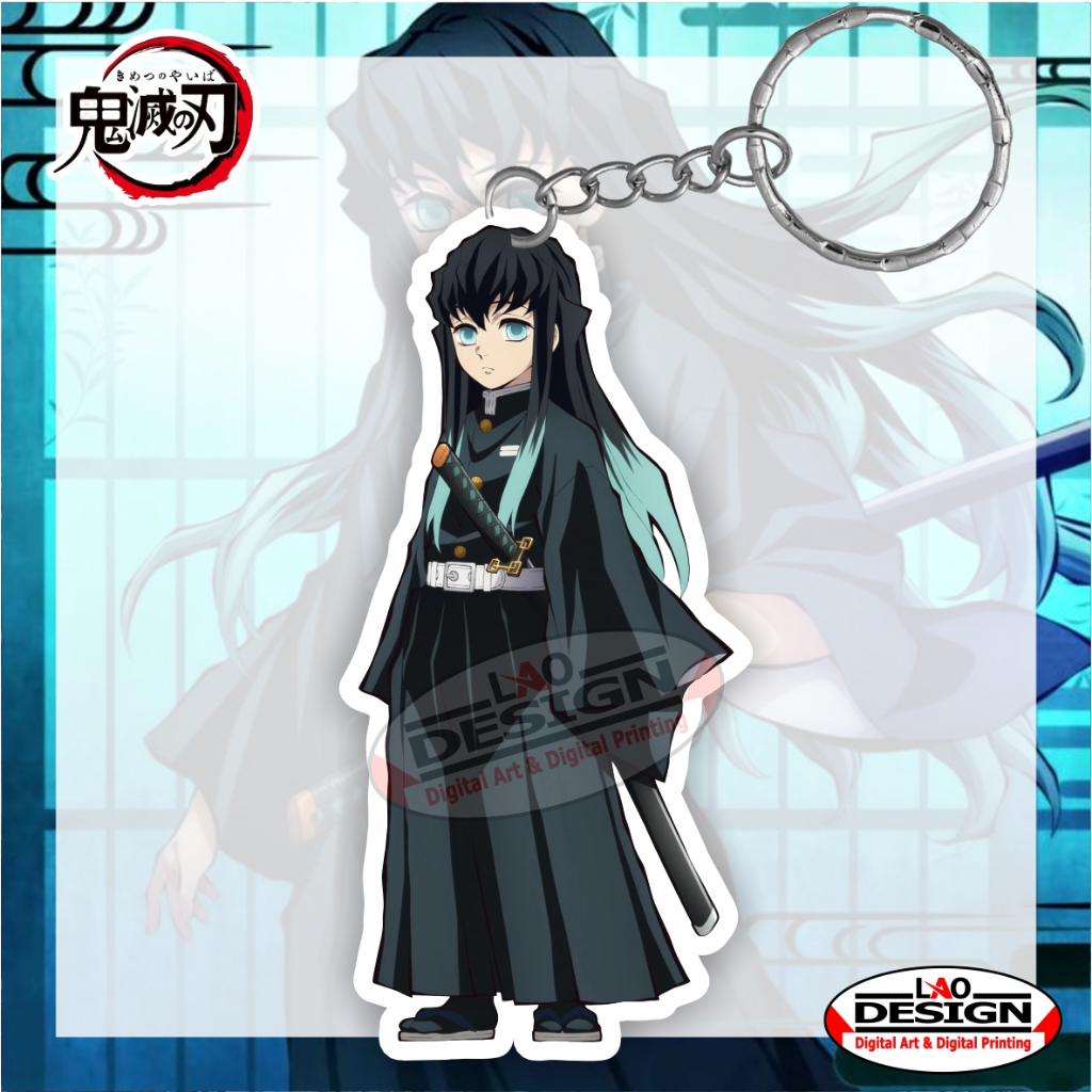 Jual Gantungan Kunci MUICHIRO TOKITO HASHIRA KABUT Demon Slayer Kimetsu ...