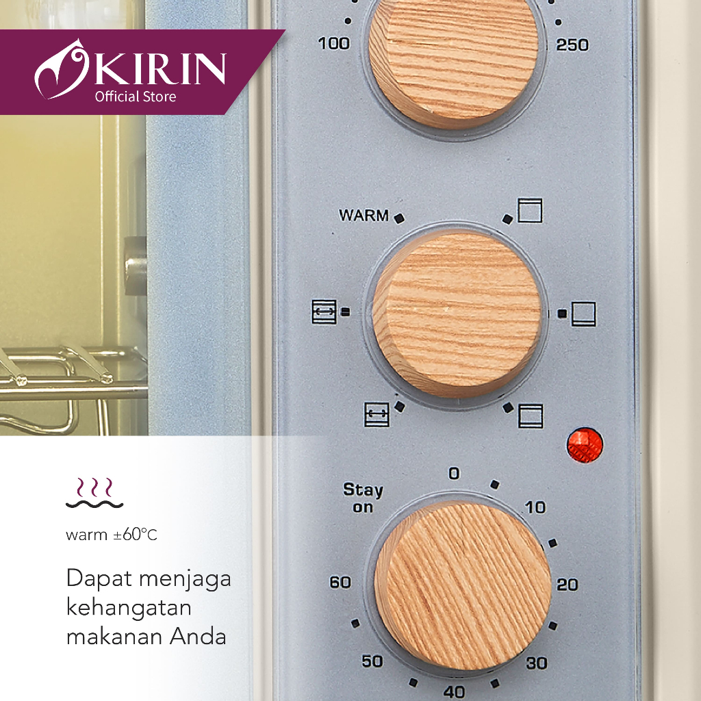 Jual Kirin Omni Oven 20 Liter KBO-200 / Oven Listrik Low Watt/ Pemanggang | Shopee Indonesia