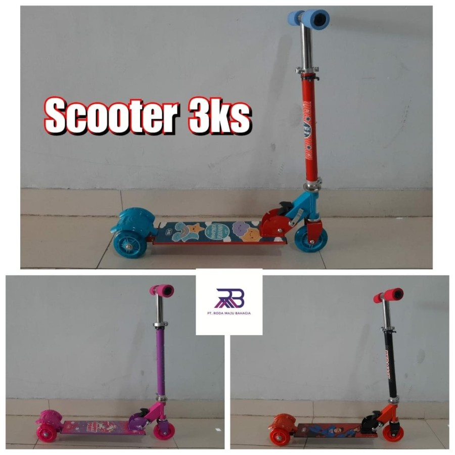 Jual Scooter Exotic ET-305 Skuter Otoped Anak Dewasa ET305 Roda Besar ...