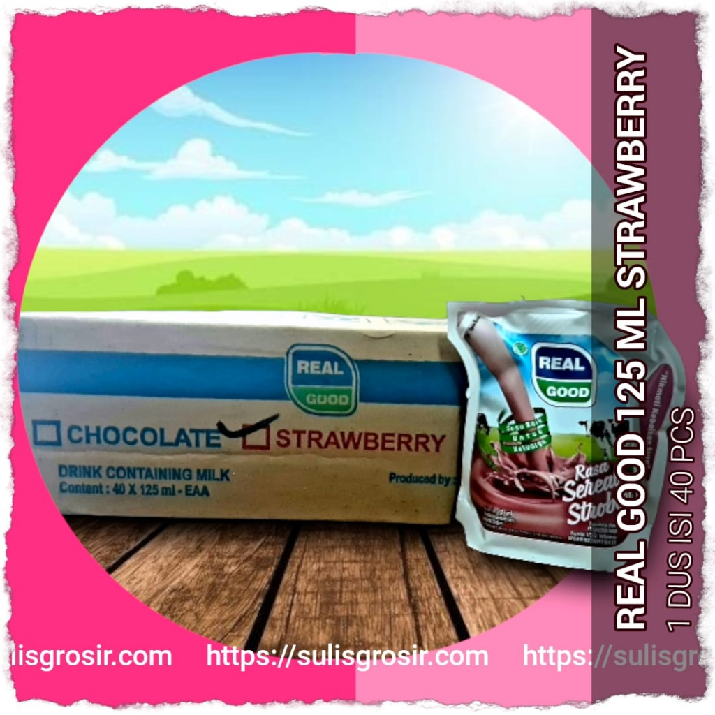 Jual Real Good 125 ml 1 Dus isi 40 pcs Kemasan Teko dan Kotak | Shopee ...