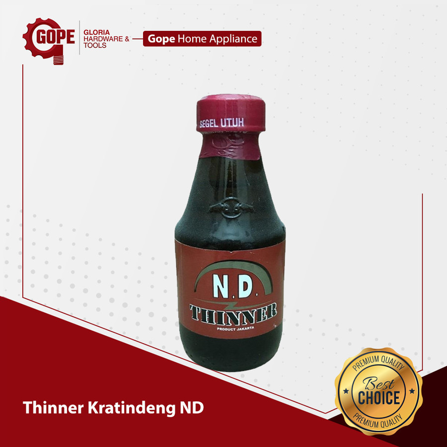 Jual Thinner Nd Pengencer Cat Minyak Tiner Ukuran Botol Kecil | Shopee Indonesia