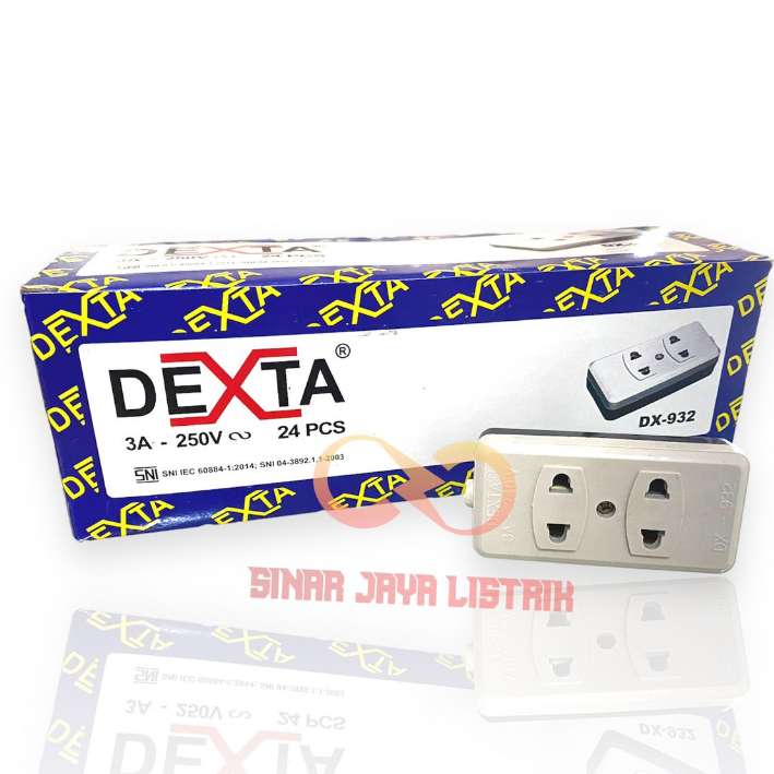 Jual Terminal Stop Kontak Listrik 2 Lubang Gepeng DEXTA DX-932 | Shopee ...