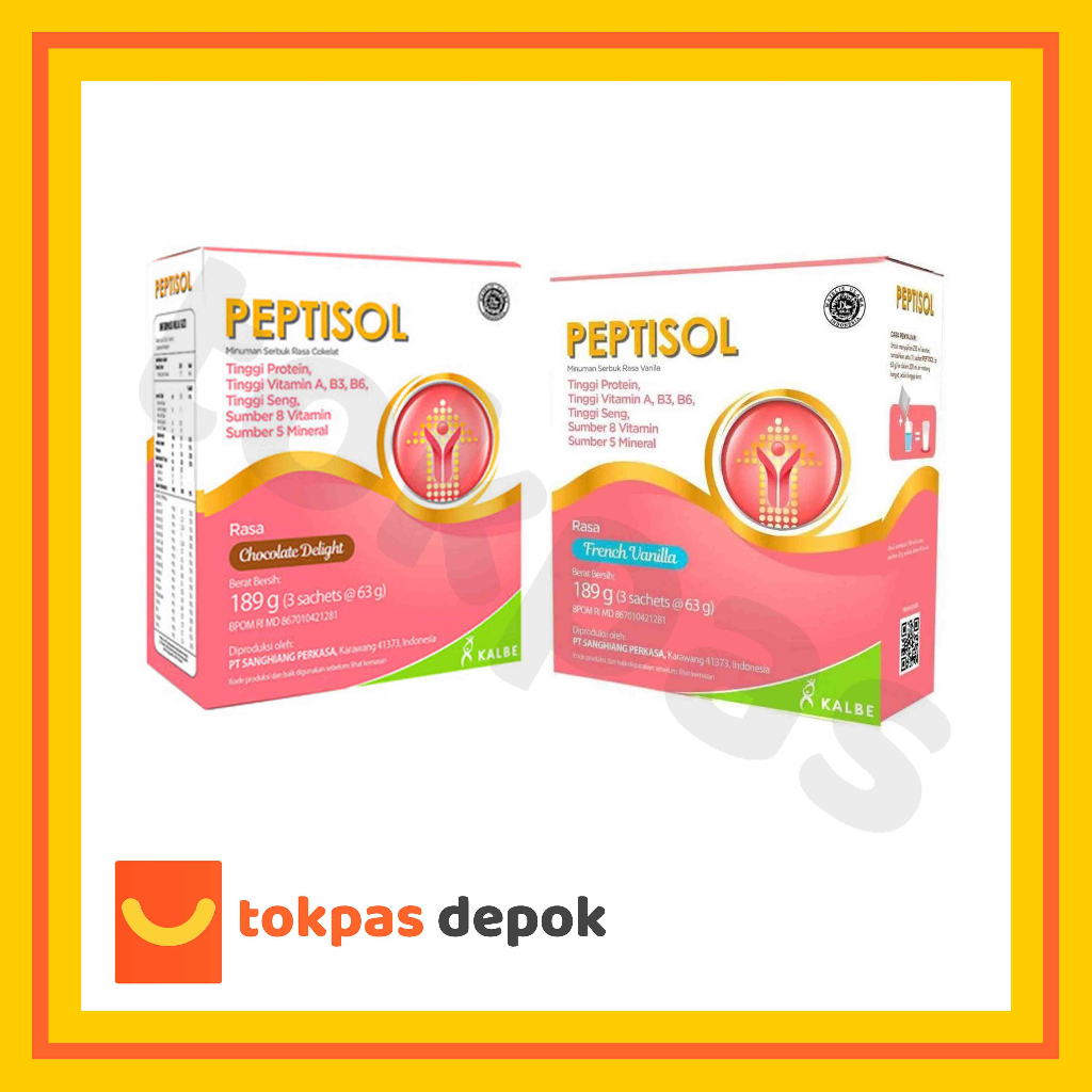 Jual Peptisol Vanila/Coklat 189 gram - Nutrisi Tinggi Protein Rendah ...