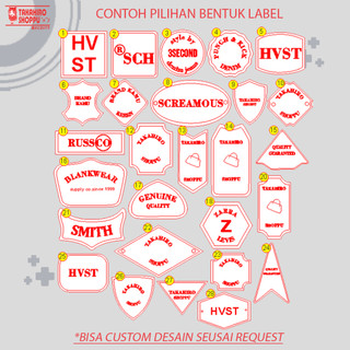Jual Label Kulit Sintetis Custom Grafir I Tag Kulit Imitasi I Brand ...