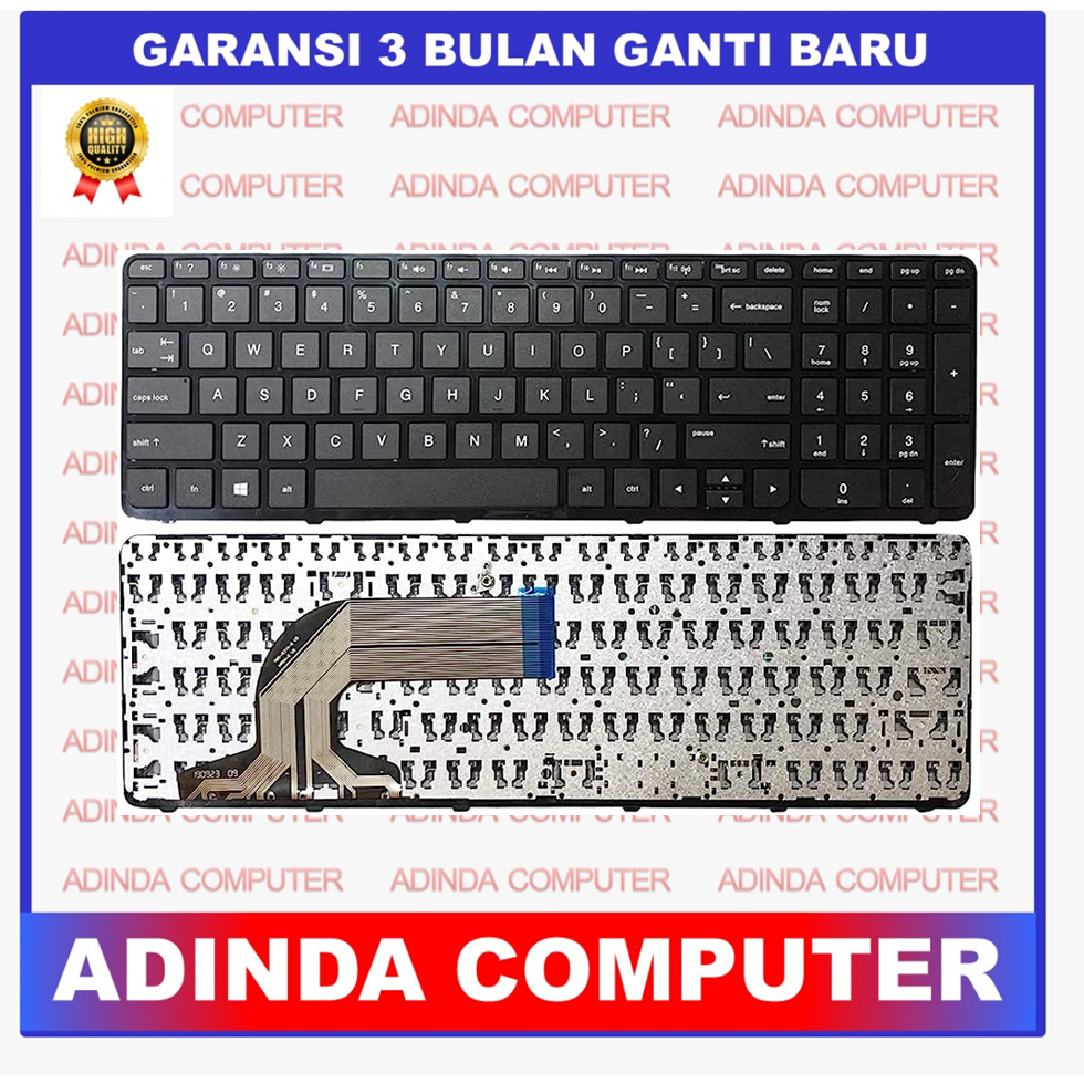 Jual Keyboard Hp Pavilion 15-E 15-A 15A 15d 15-D 15e 15f 15-F 15g 15-G ...