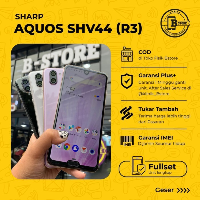 Jual Sharp Aquos SHV44 R3 - Second - Batangan - Ram 6/128 GB - COD ...