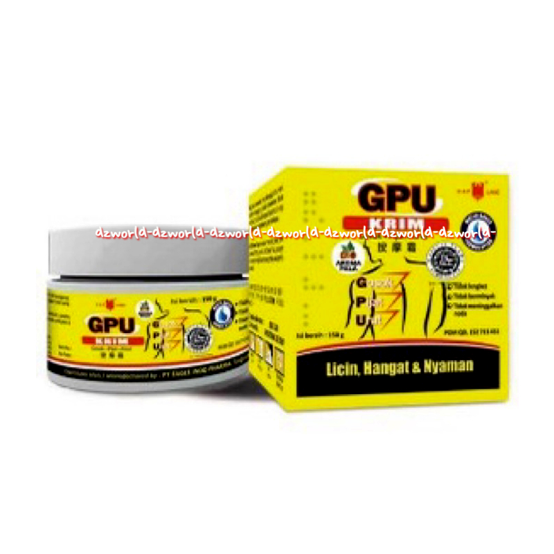 Jual GPU Cream Rub Massage Knead 150gr Krim Pegal Linu Nyeri Sendi ...