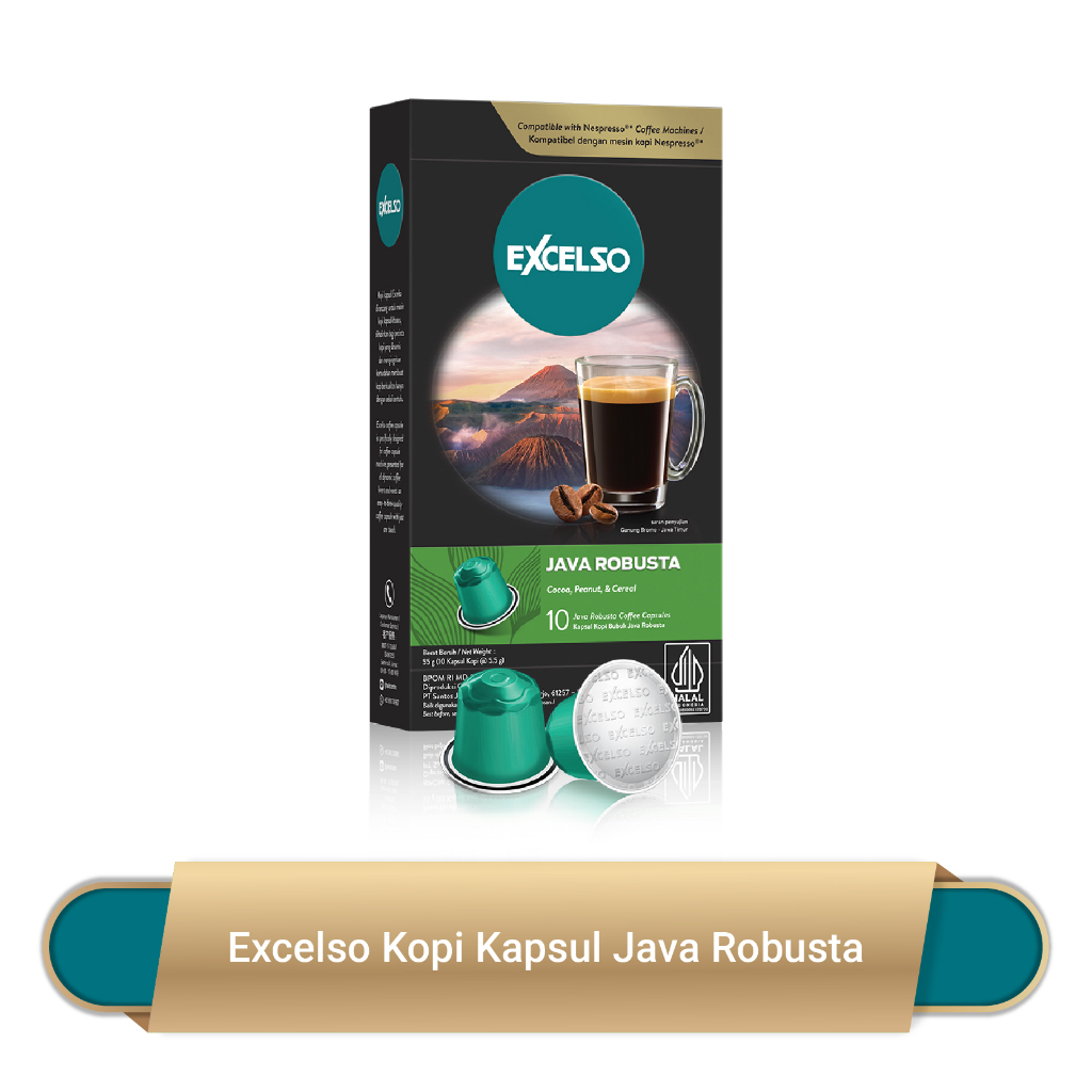 Jual Excelso Kopi Kapsul Java Robusta - Nespresso Compatible Coffee ...