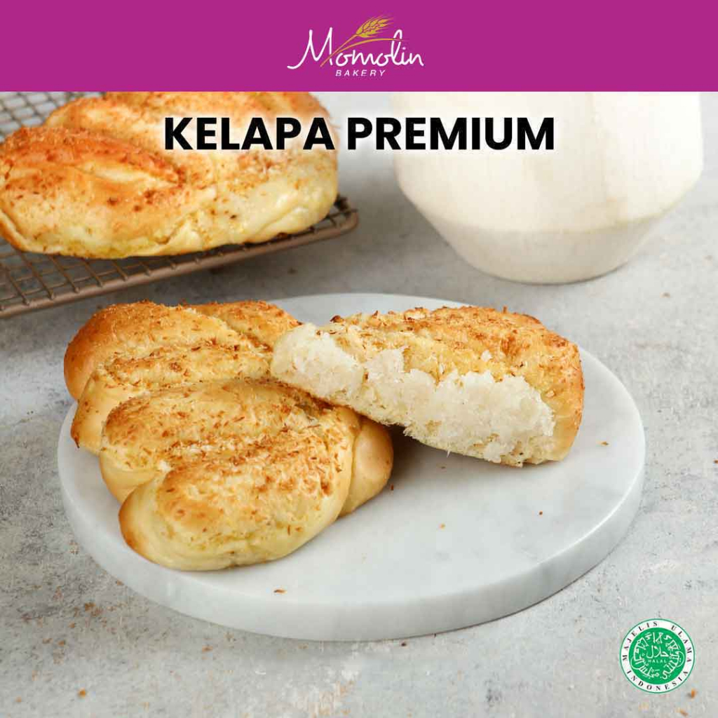 Jual Momolin Bakery Roti Kelapa PREMIUM Momolin Bakery | Kelapa | Roti ...
