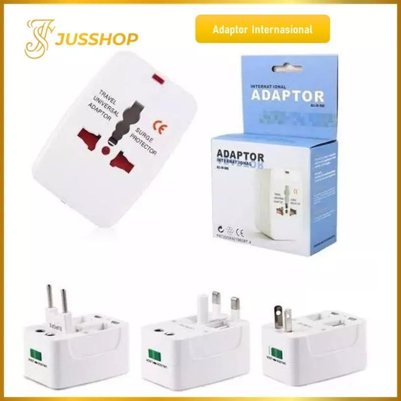 Jual UNIVERSAL TRAVEL ADAPTOR Colokan Steker Listrik Multi Internasional Konverter Converter ...