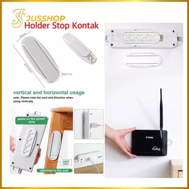 Jual Holder Colokan Stop Kontak Gantungan Remote AC Dinding Holder ...