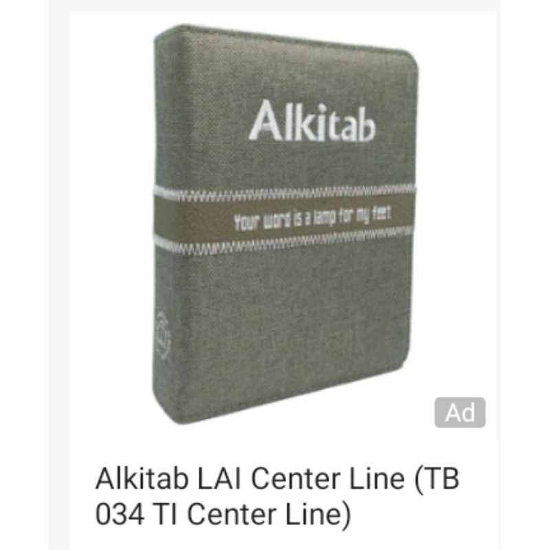 Jual ALKITAB TB 034 TI CENTER LINE | Shopee Indonesia