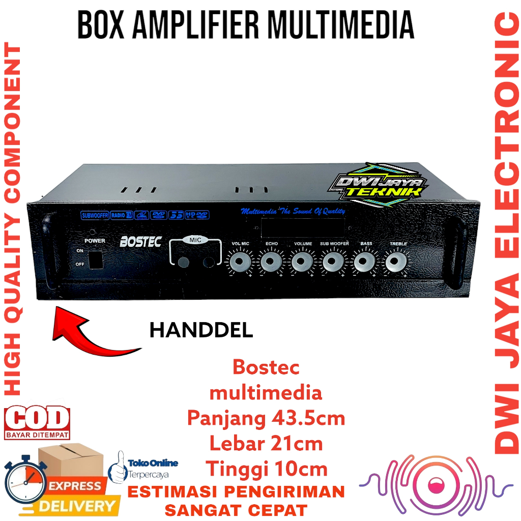 Jual box power amplifier BOSTEC MULTI FUNGSI | Shopee Indonesia