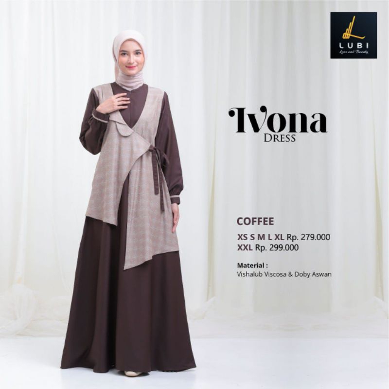 Jual Lubi Ivona Dress Dress Lubi Gamis Lubi Gamis Motif Gamis Terbaru ...