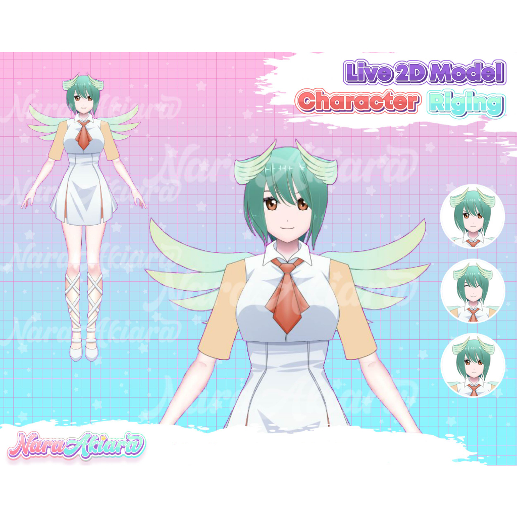 Jual Berkreasi dengan Karakter Anime Vtuber Model Live2d Siap Digunakan ...