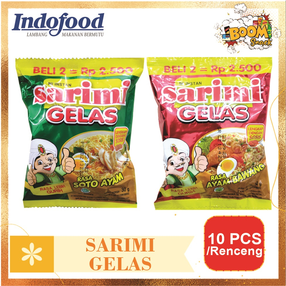 Jual Sarimi Gelas Renceng isi 10pcs | Shopee Indonesia