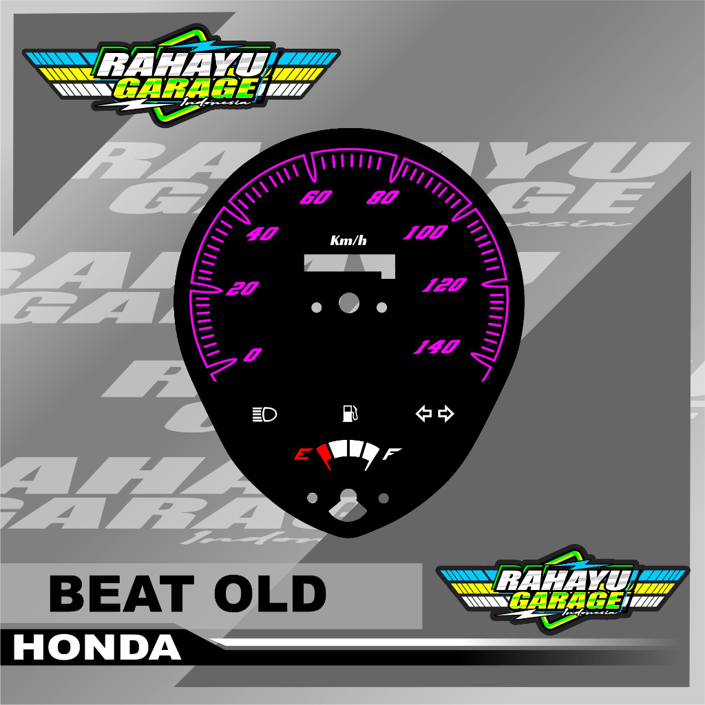 Jual papan speedometer custom beat karbu panel spidometer beat karbu ...